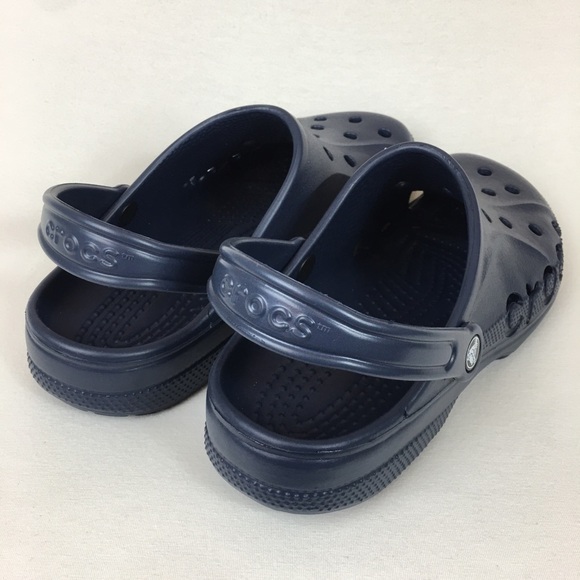 CROCS | Shoes | Crocs Baya Clogs Navy Blue Mens Sz 11 12 Unisex | Poshmark